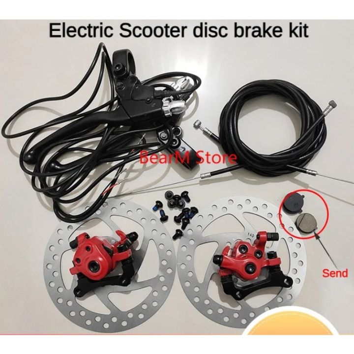 The Disc Brake Kit for Electric Scooter Is Equipped with Pads To Make ...