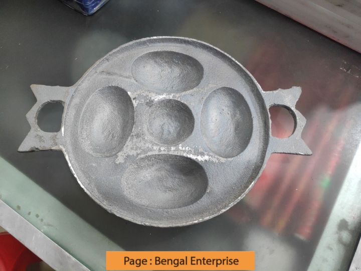 Pitha pan/rice cake pan/100% metal material/heavy duty quality | Daraz ...