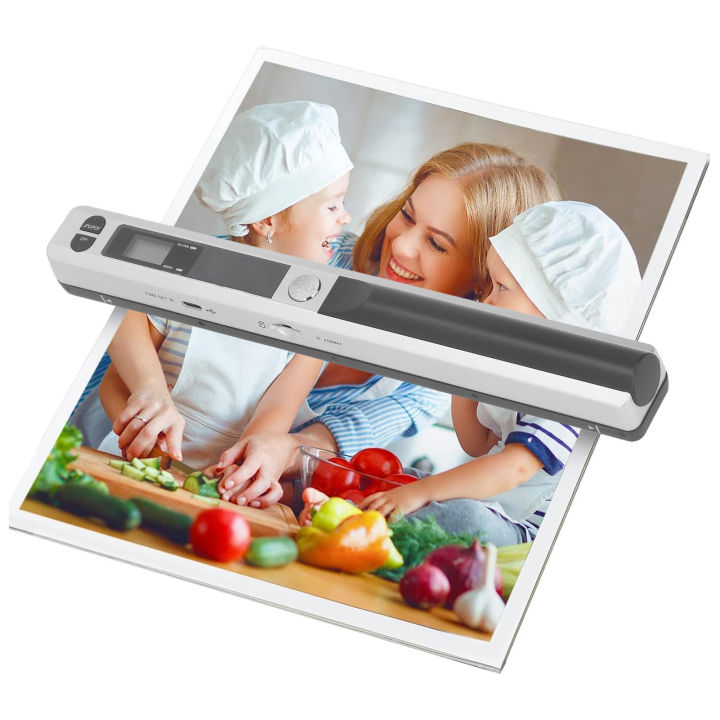 Portable Scanner for Photo A4 Document Picture Receipts Books JPG PDF ...