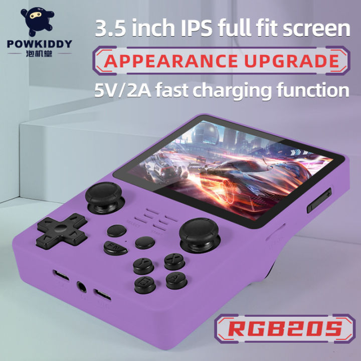 Powkiddy Rgb20s Game Console 3.5 Inch Ips High-Definition Screen ...