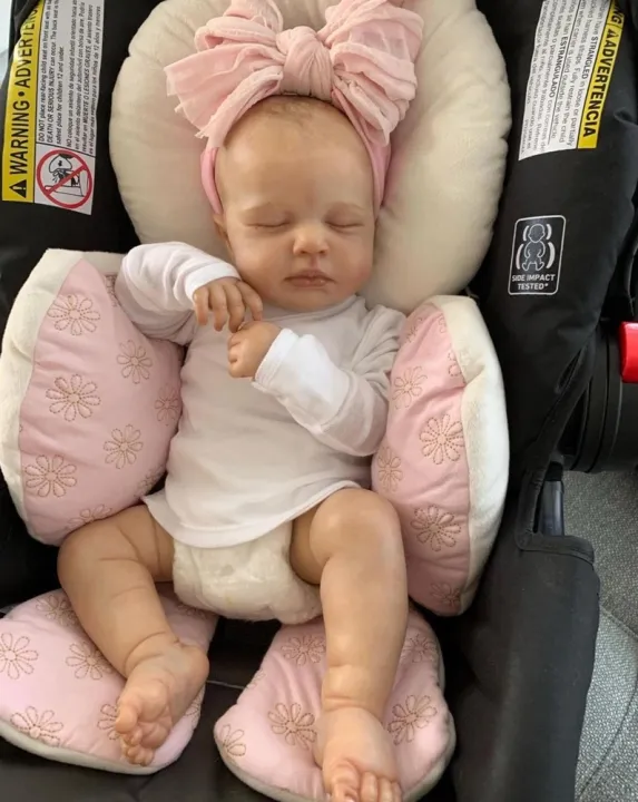 19 Inch Finished Reborn Baby Dolls LouLou 3D Skin Visible Veins ...