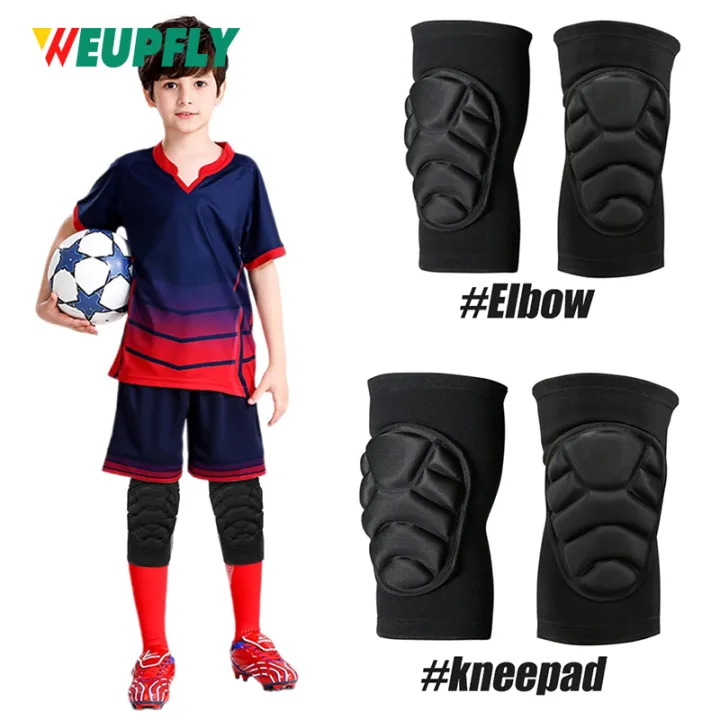1Pair Thick Sponge Knee Pads Elbow Sleeves Guard Collision Avoidance ...