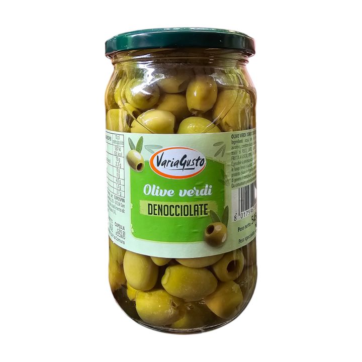 Green Olives Pitted Seedless Olives 545g Varia Gusto Made in Italy ...