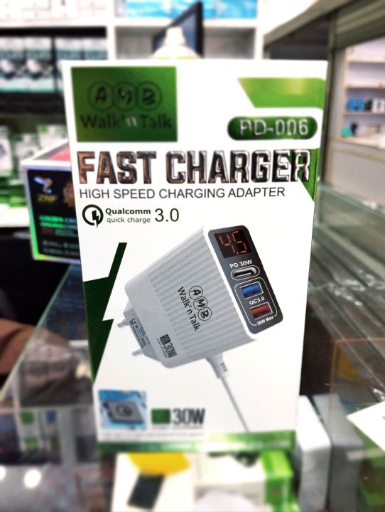 AMB DISPLAY FAST CHARGER 30W | Daraz.pk