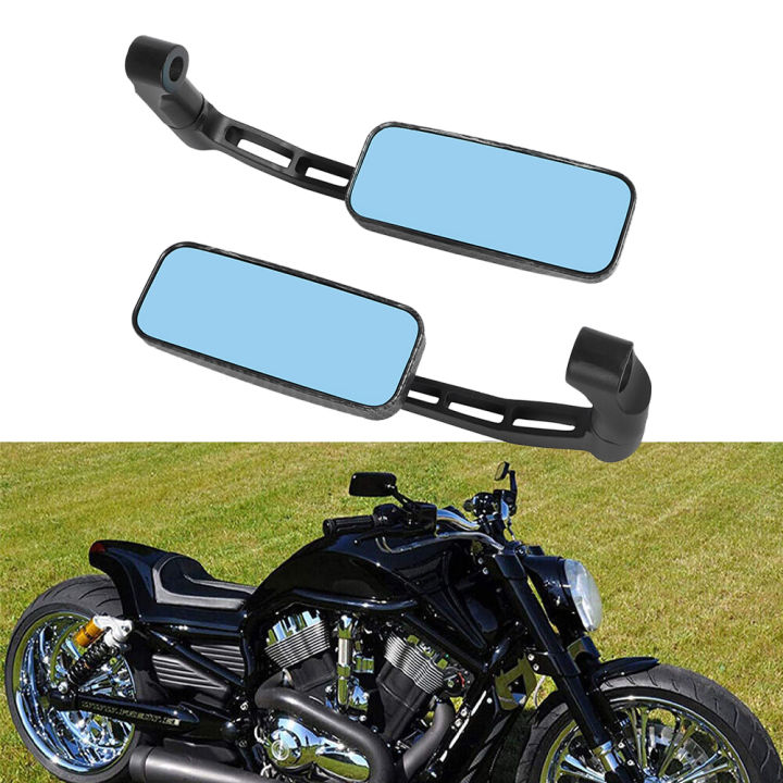2pcs Motorcycle Modified Aluminum Rearview Reverse Side Mirrors Anti ...