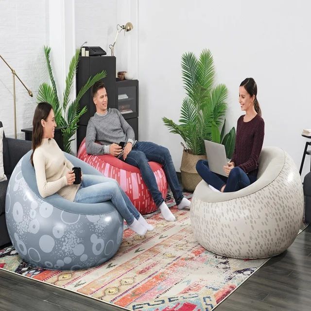 Inflatable Bean Bag FEATURE Poshpod air pouf chair | Daraz.com.bd