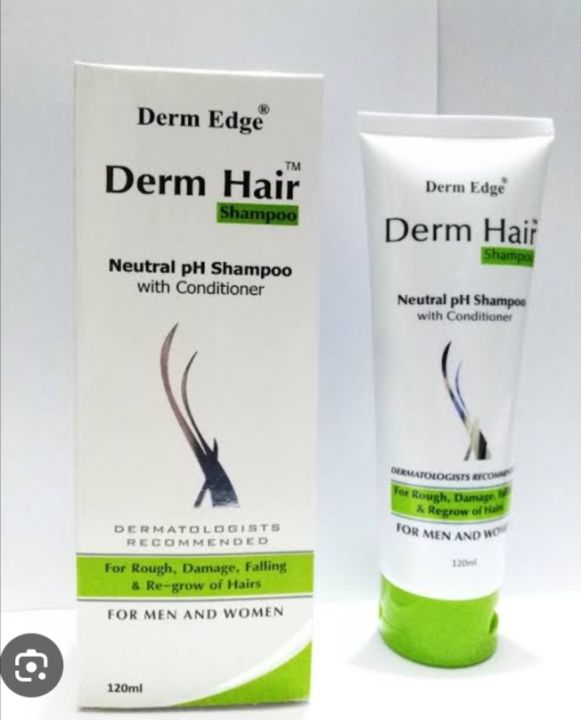 DERM HAIR Shampoo Neutral PH Hair Shampoo With Conditioner For Men and ...