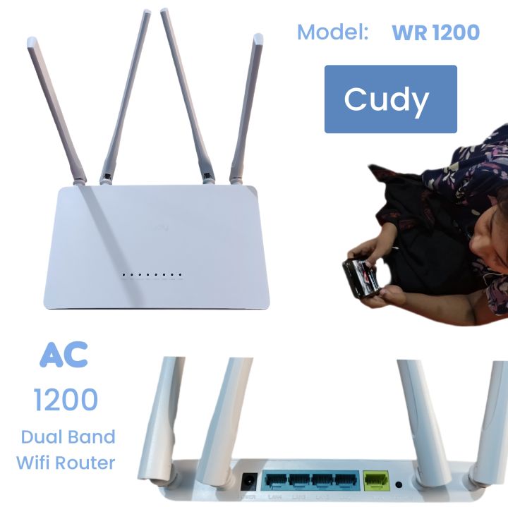 Cudy WR1200 AC1200 Dual Band WiFi Router | Daraz.com.bd