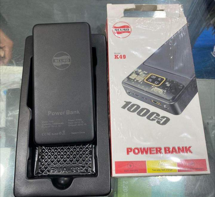 Compact power bank - portable fast charging power dor 3 devices | Daraz.pk