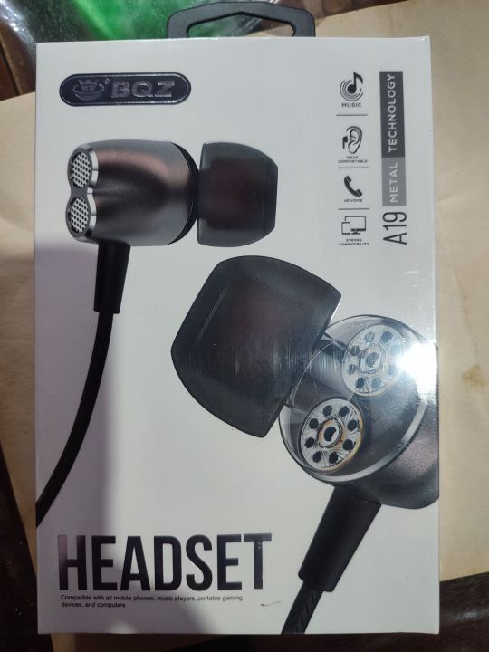 BQZ A19 Metal Technology Music Headset | Daraz.lk