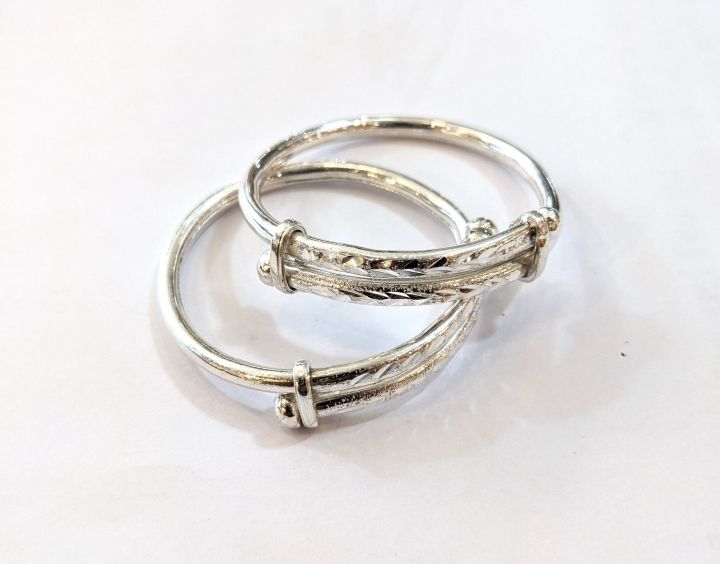 Pure Silver Folding Bala For Babies | Daraz.com.np