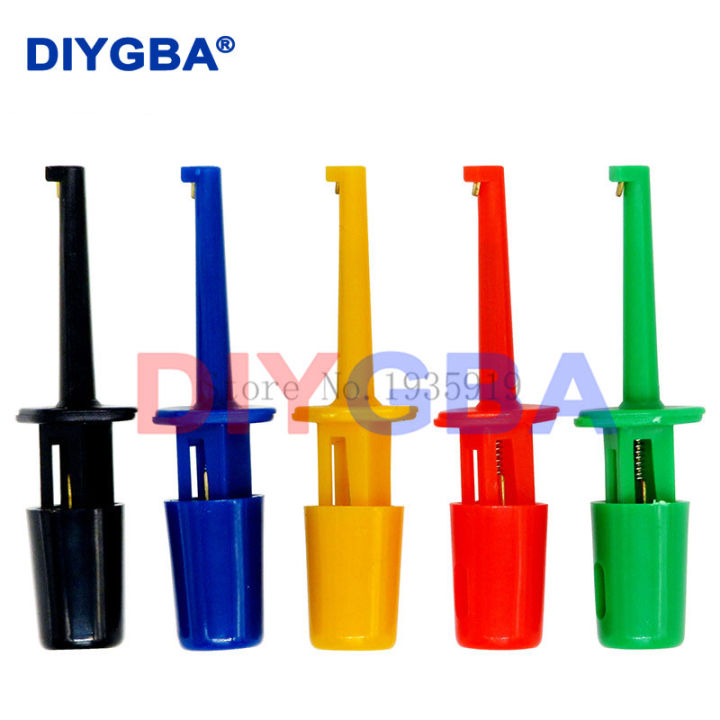 10 Pcs Mini Single Test Hook Clip Test Probe for Electronic Testing IC ...