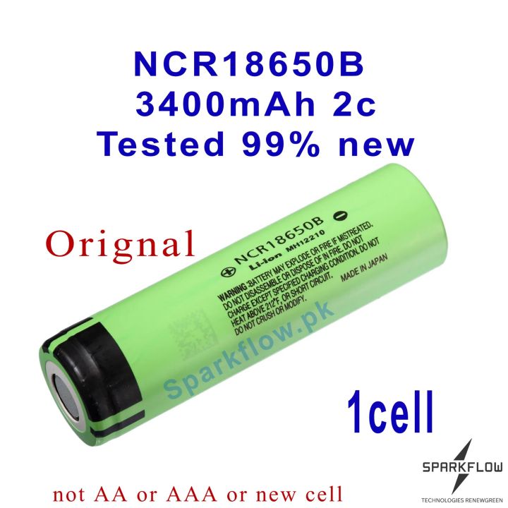 18650 3400mAh NCR18650B 3.7V 3400mAh Rechargeable Lithium-ion Battery ...