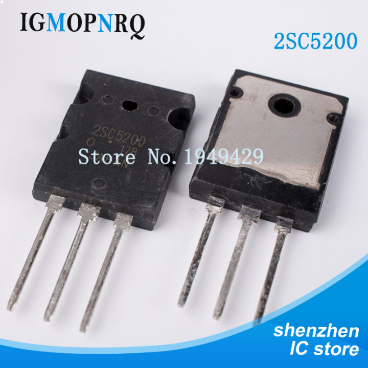 10PCS/lot 2SC5200 SC5200 TO-3PL 5200 Bipolar transistor bipolar ...