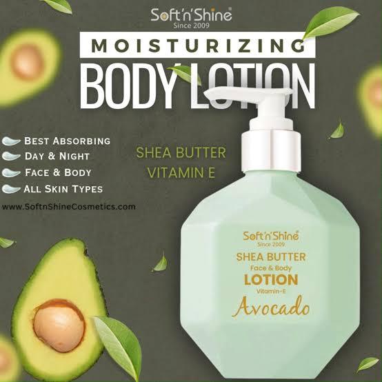 Soft n Shine Body Lotion, infused with SHEA Butter & Vitamin E for ...