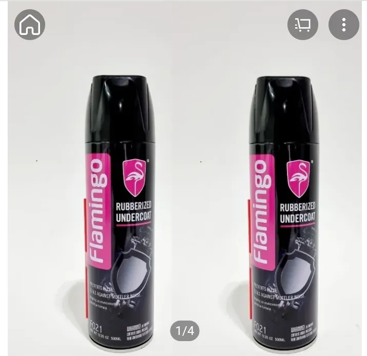 Rubberized Undercoat Spray Flamingo 500ml pack of 2 | Daraz.pk