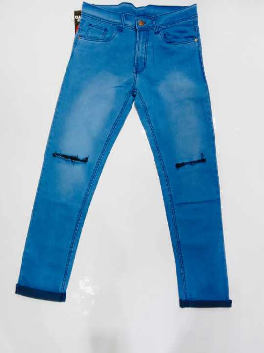 Men's Light BLUE PATCH DENIM | Daraz.lk