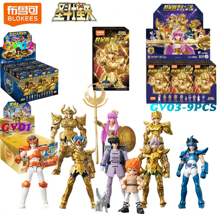 Original Blokees Gold Saint Action Figure Champion Saori Kido Seiya Mu ...