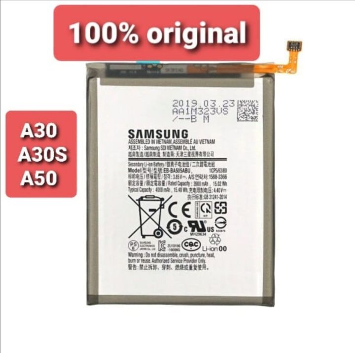 Samsung Genuine Battery EB-BA505ABN For Samsung Galaxy A50 SM-A505F ...