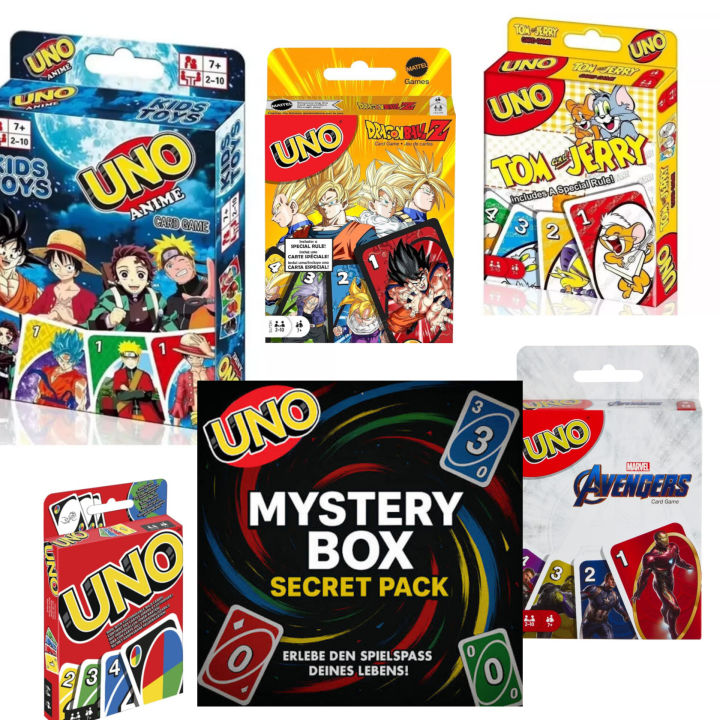 UNO mystery Box bundle 5X UNO packs Here You can Taste all unos | Daraz.lk
