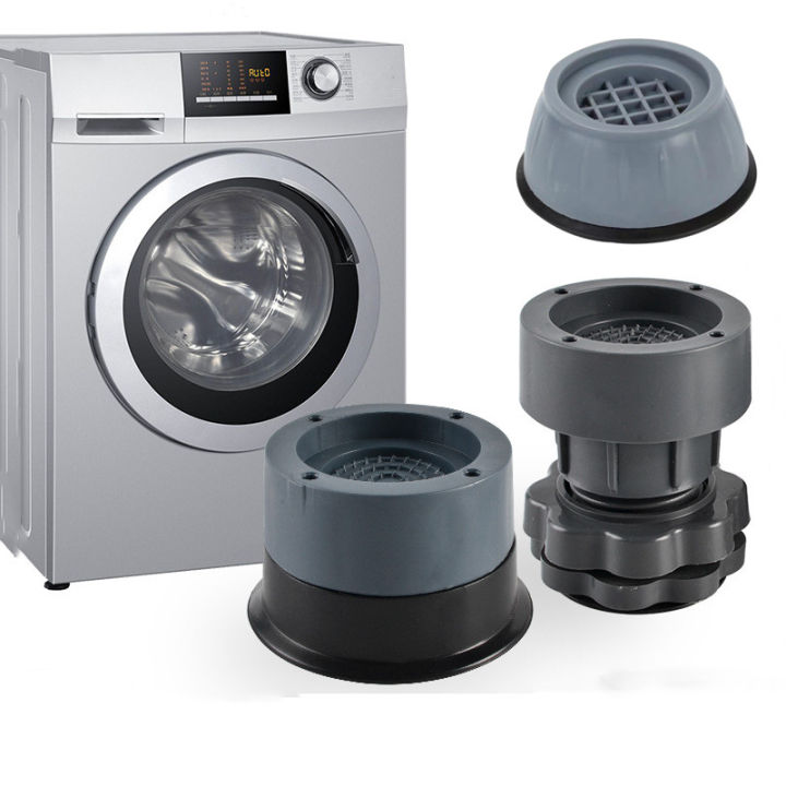4PC Adjustable Height Washing Machine Foot Pads Refrigerator Support ...