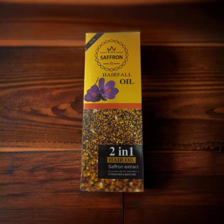 Premium Saffron Hair Fall Oil - 150ml | Daraz.com.bd