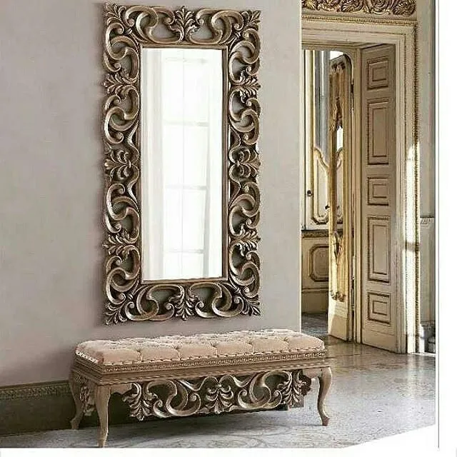 Carving looking frame & carving stool.customize product | Daraz.pk
