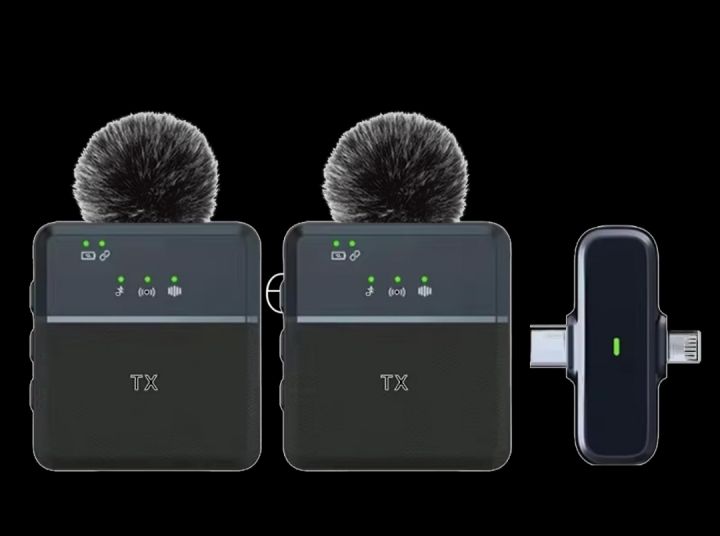 SX8 Wireless Lavalier Microphone System — Professional Plug-&-Play Dual ...