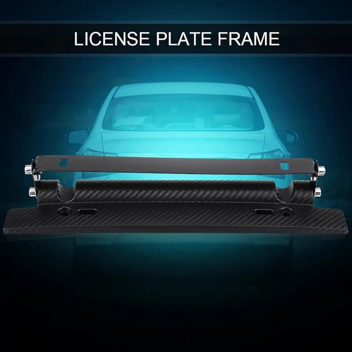Universal Car License Plate Holder Frame Adjustable Number Plate Mount ...