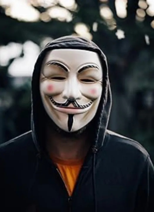 Skin Color Hacker Mask | Anonymous Cosplay V for Vendetta Guy Fawkes ...