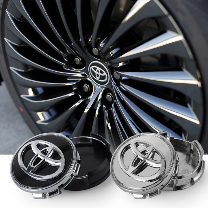 4Pcs 56/62mm Original Car Wheel Hub Center Caps Rim Cover For Toyota ...