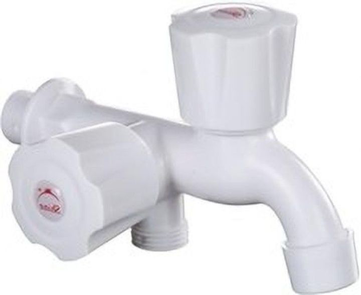 2 in one Wall tap pvc multi connect tap round head pvc tap bathroom t ...