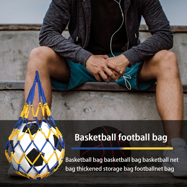 Basketball Football Mesh Bag Portable Drawstring Volleyball Nylon ...
