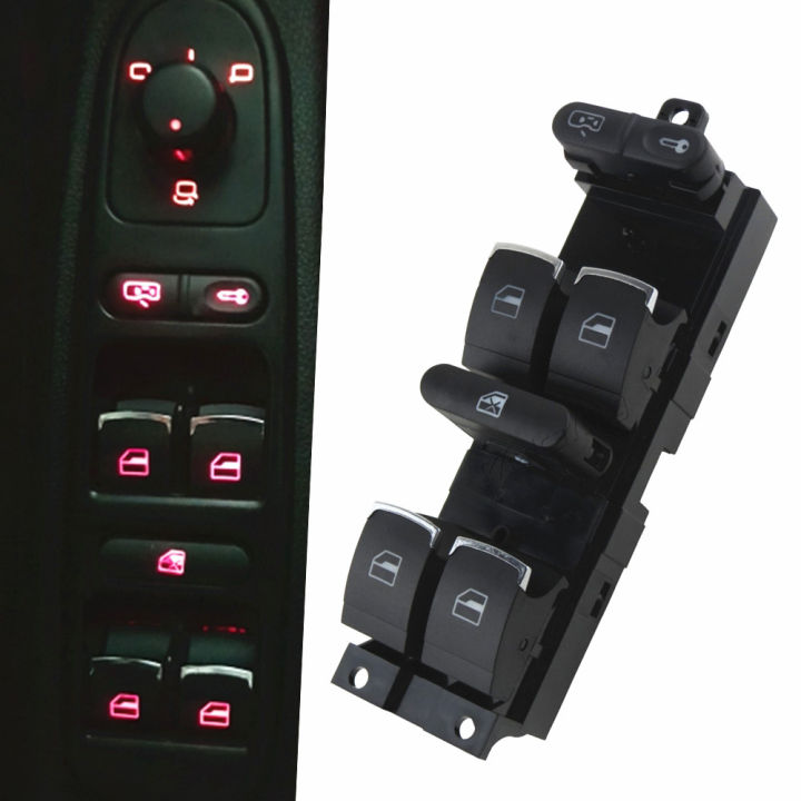 Power Master Window Controller Glass Switch For 1998-2005 VW Jetta Golf GTI MK4 Passat B5 Driver ...