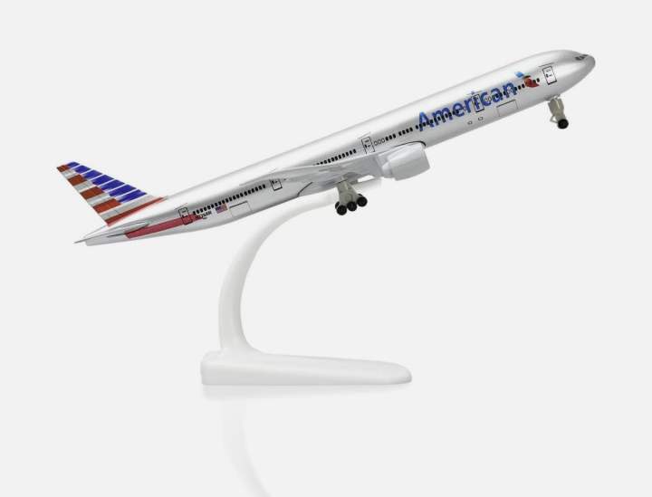 American Boeing 777 AA Airlines 1/300 Diecast Metal Airplane Model with ...