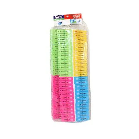 Colorful Clothes Pinch, Clothes Pegs 40Psc Sturdy Durable And Vibrant ...