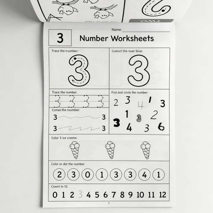 Digital Exercise Book 0-12, Pen Grip Training, Interactive Digital ...