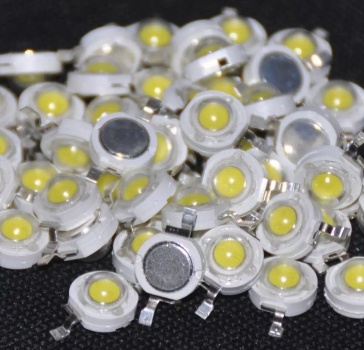 1W 5pcs LED Diode High Power Cool White Led Beads 1Watt Lamp Chip 3V-3 ...