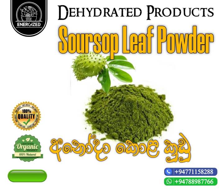 Soursop Leaf Powder 100% Dried Organic Natural A Quality 100g | Daraz.lk