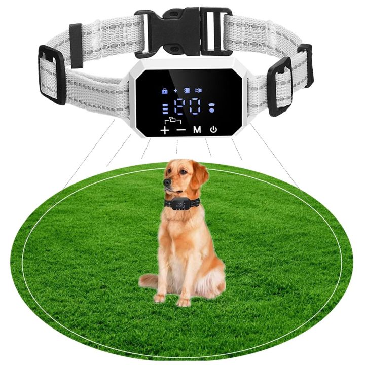 Wireless GPS Dog Fence, Rechargeable Outdoor Electronic Pet Fencing ...