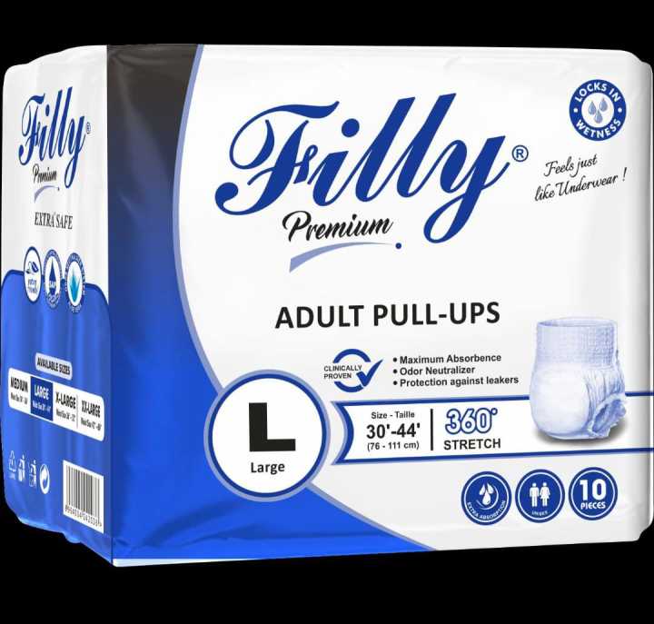 Filly Adult Pull up Large L 10 Pcs | Daraz.pk