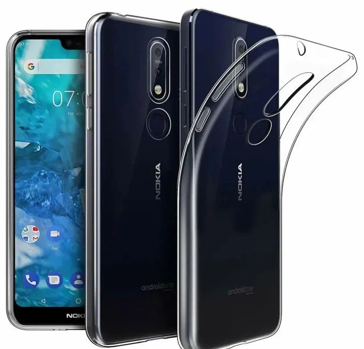 For Nokia 3.1 Plus Clear Tarsparent Case Thin Soft TPU Back Cover For ...