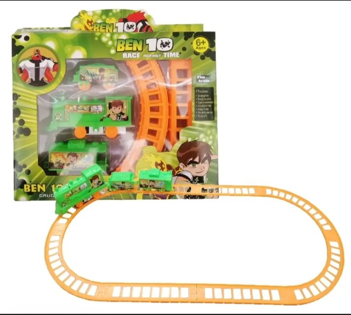 Train Set Battery Operated Ben 10 Spider Man Electric Train Set Gifts ...