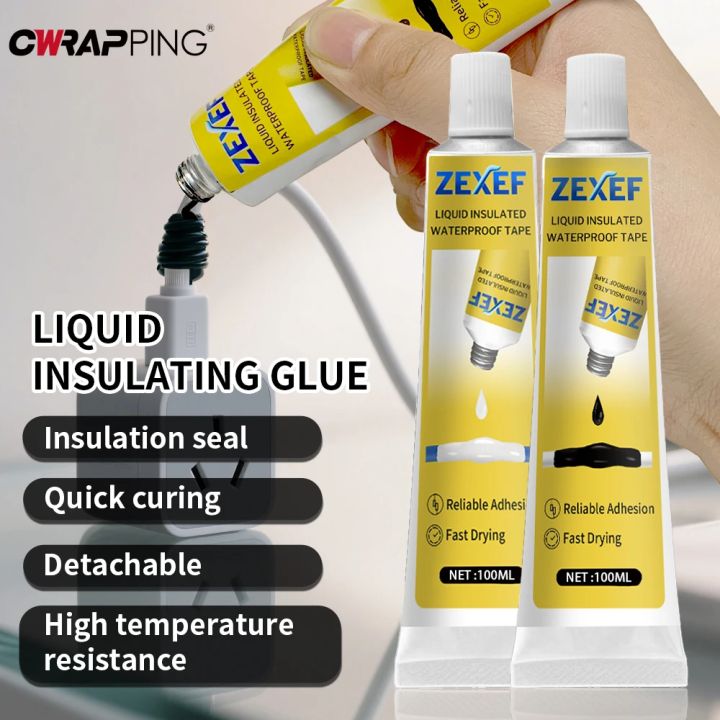 50/100ml Liquid Insulating Adhesive Tapes Electrical Wire Cable Coat ...