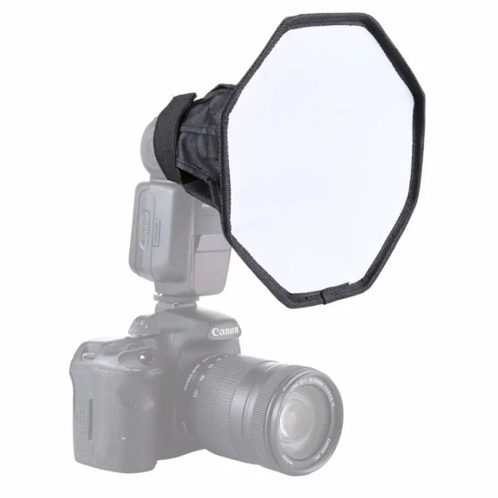 20cm 8 Square Photo Studio Octagon Flash Diffuser Mini Softbox for Speedlite Photo Studio ...