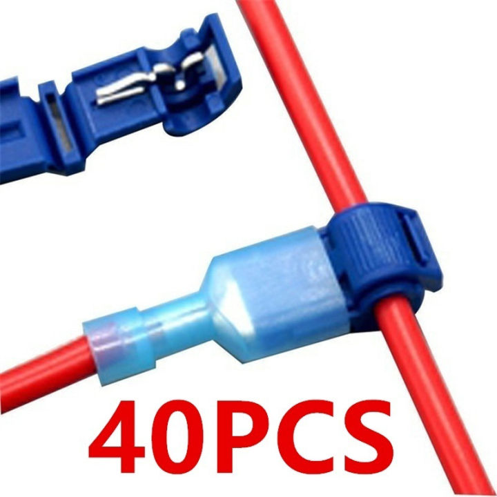 10/20 Pairs Quick Electrical Cable Connectors T Shape Electrical Cable ...