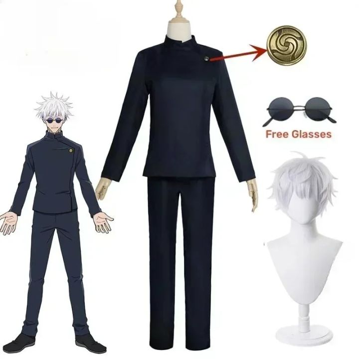 Anime Gojo Satoru Cosplay Jujutsu Kaisen Gojo Satoru Cosplay Costume ...