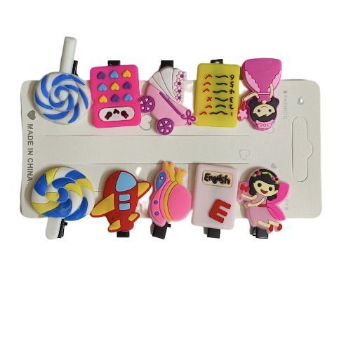 Girls Cute Cartoon Hair Clips,Hair Pins 10 Pcs/Set | Daraz.com.bd
