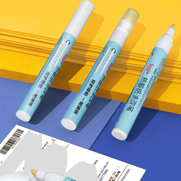 Paper Eraser Pen 1/2pcs Thermal Privacy Label Data Protective Data ...