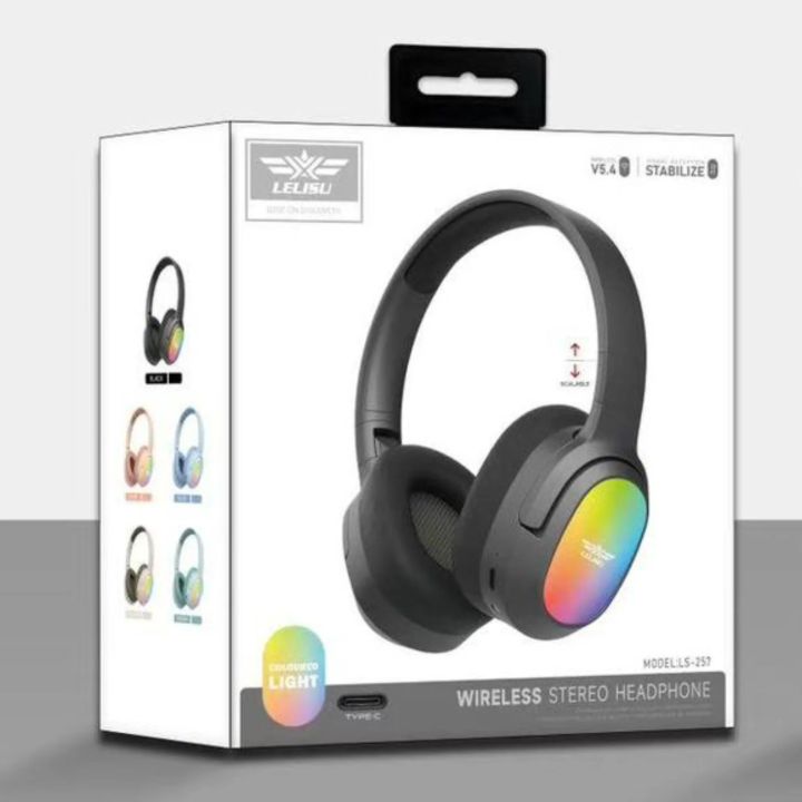 Lelisu LS-257 Wireless Stereo Headphones | Bluetooth 5.4 Over-Ear ...